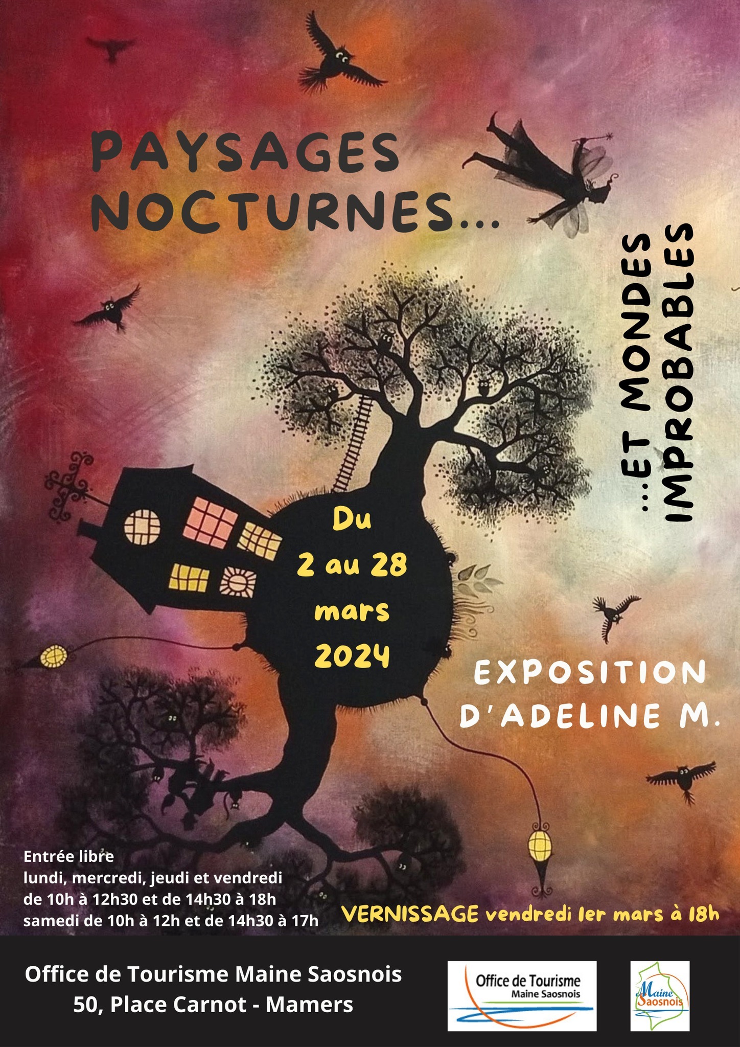 Adeline M peint des mondes clair-obscurs où l'on se sent bien